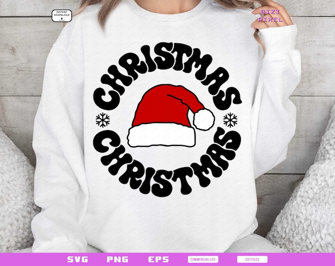 Santa Hat PNG | Glitter Santa Hat PNG | Red Santa Hat PNG | Red & White ...