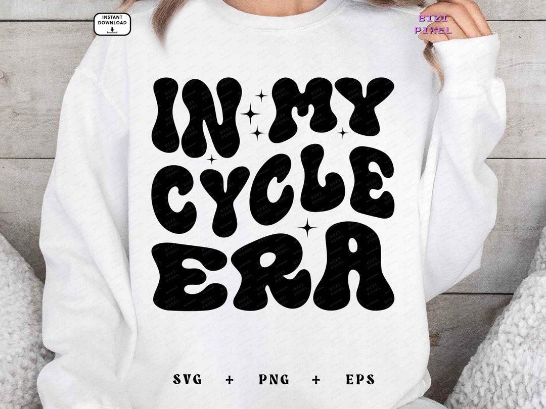 In My Cycle Era Svg Png: Retro Biking Design (digital Download) - Etsy