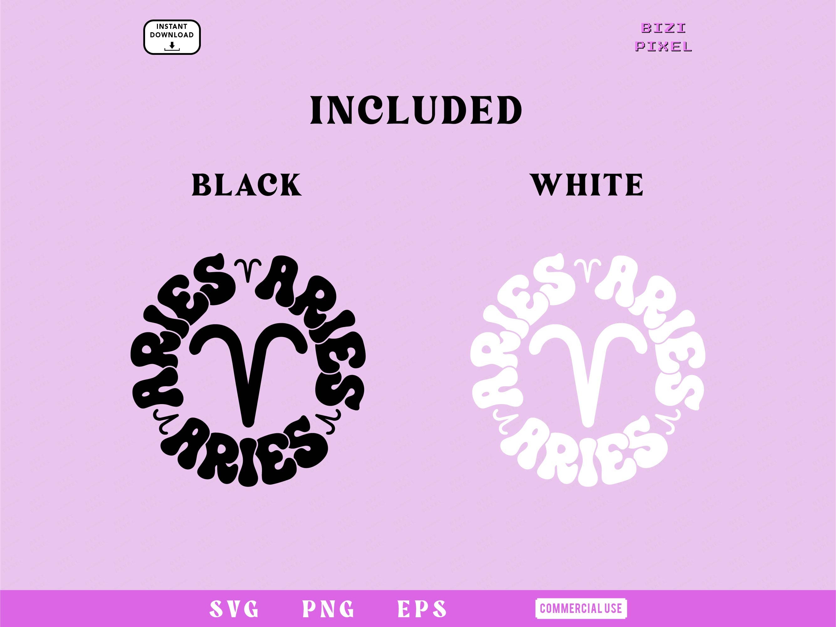 Aries Svg, Aries Png, Aries Retro, Zodiac Retro, Horoscope Aries ...