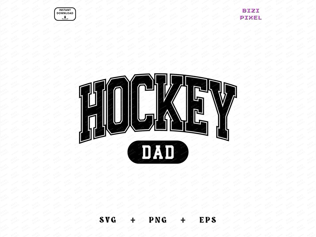 Hockey Dad : Svg Png (digital Download) - Etsy