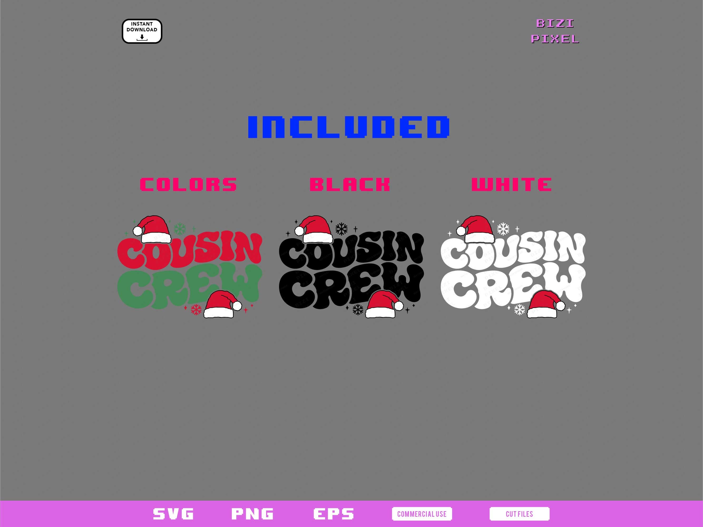 Cousin Crew : Svg Png (digital Download) - Etsy