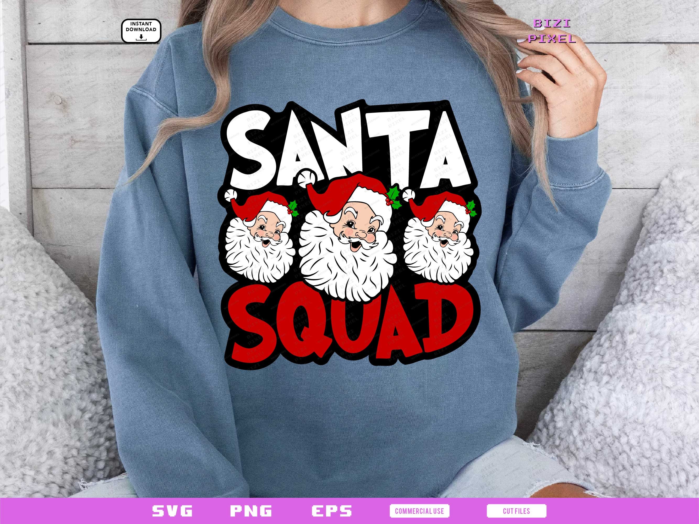 Santa Squad : Svg Png (digital Download) - Etsy