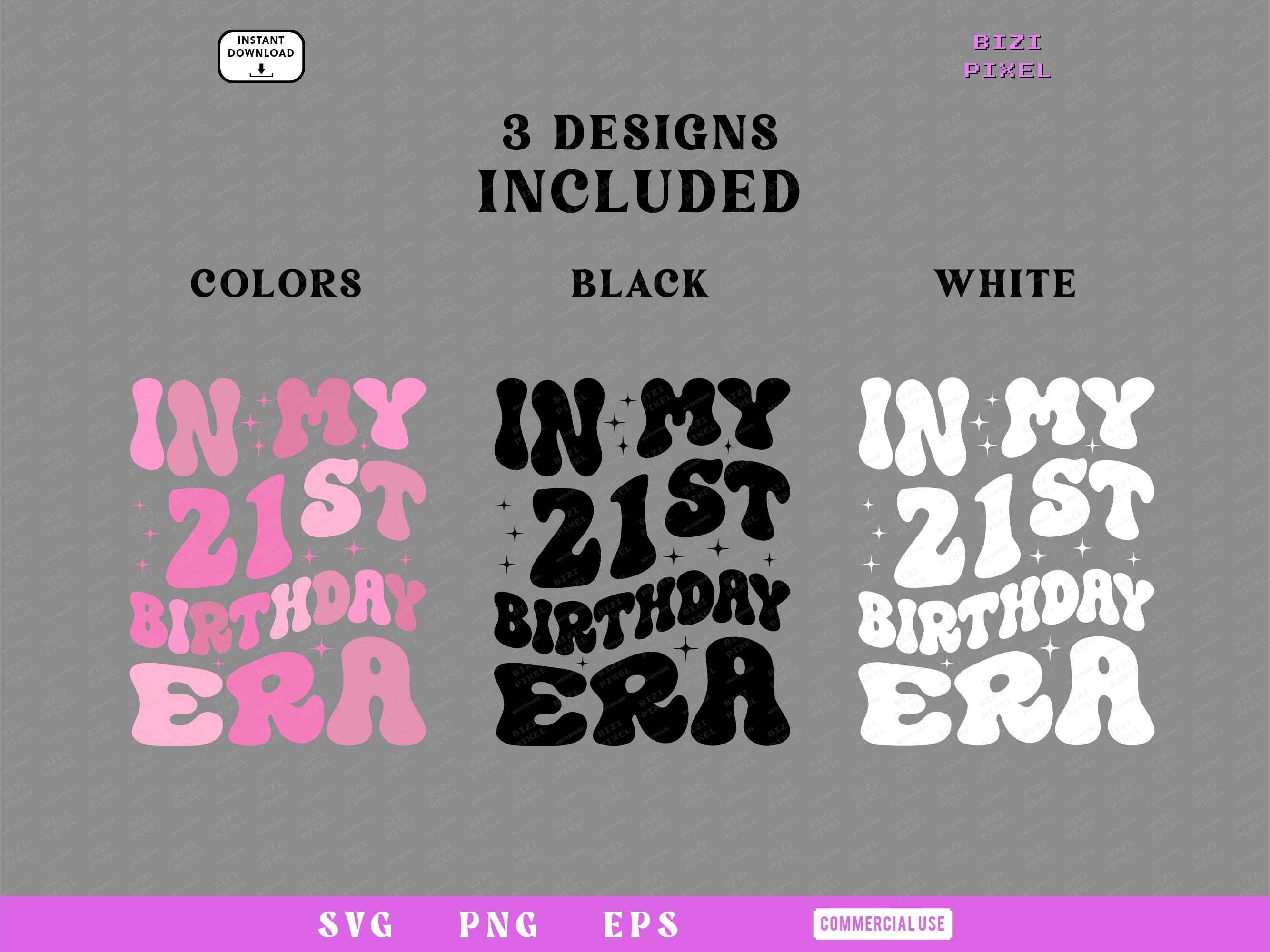 In My 21st Birthday Era : Svg Png (digital Download) - Etsy
