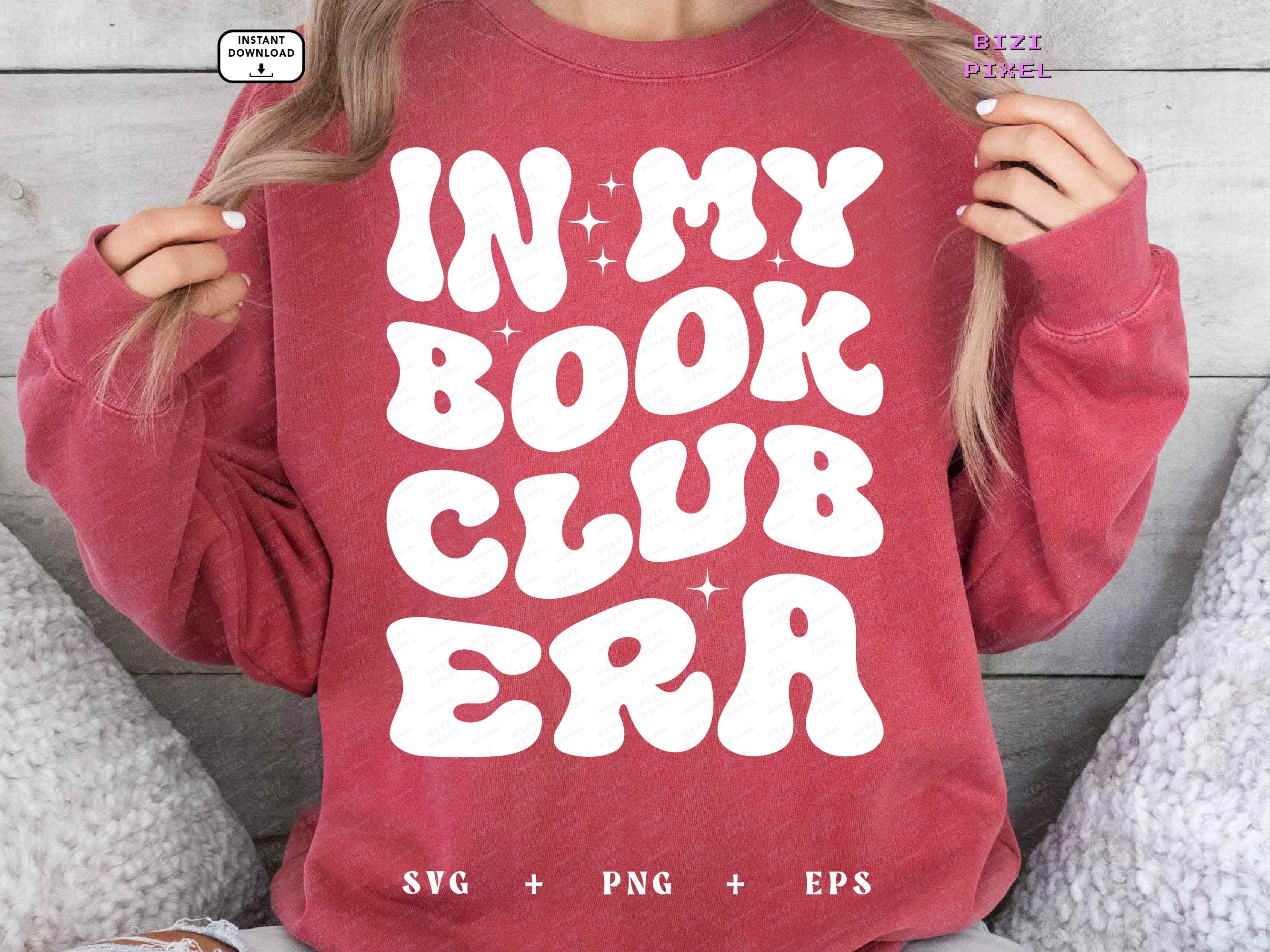 In My Book Club Era Svg, in My Book Club Era Png, Book Club Era Svg ...