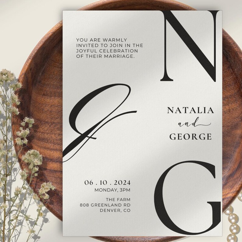 Wedding Video Invitation Save the Date Photo, Wedding Invite Animated ...