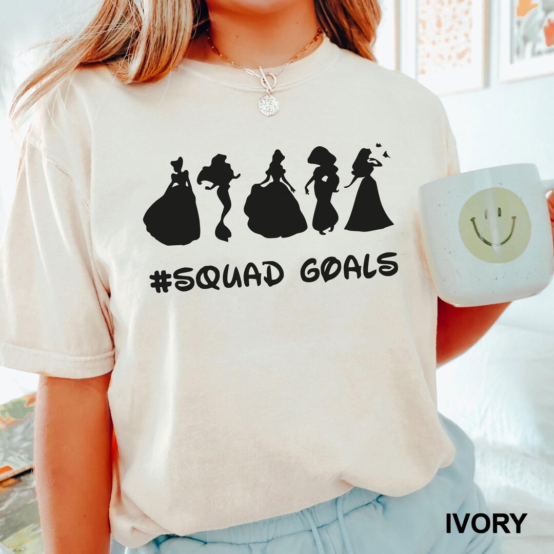 Princess Squad Goals Shirt, Disneyland Shirt, Disney Trip Shirt, Disney ...