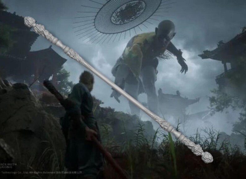 Willow Wood Staff From Black Myth Wukong / 1:1 Scale / Life Size Prop ...