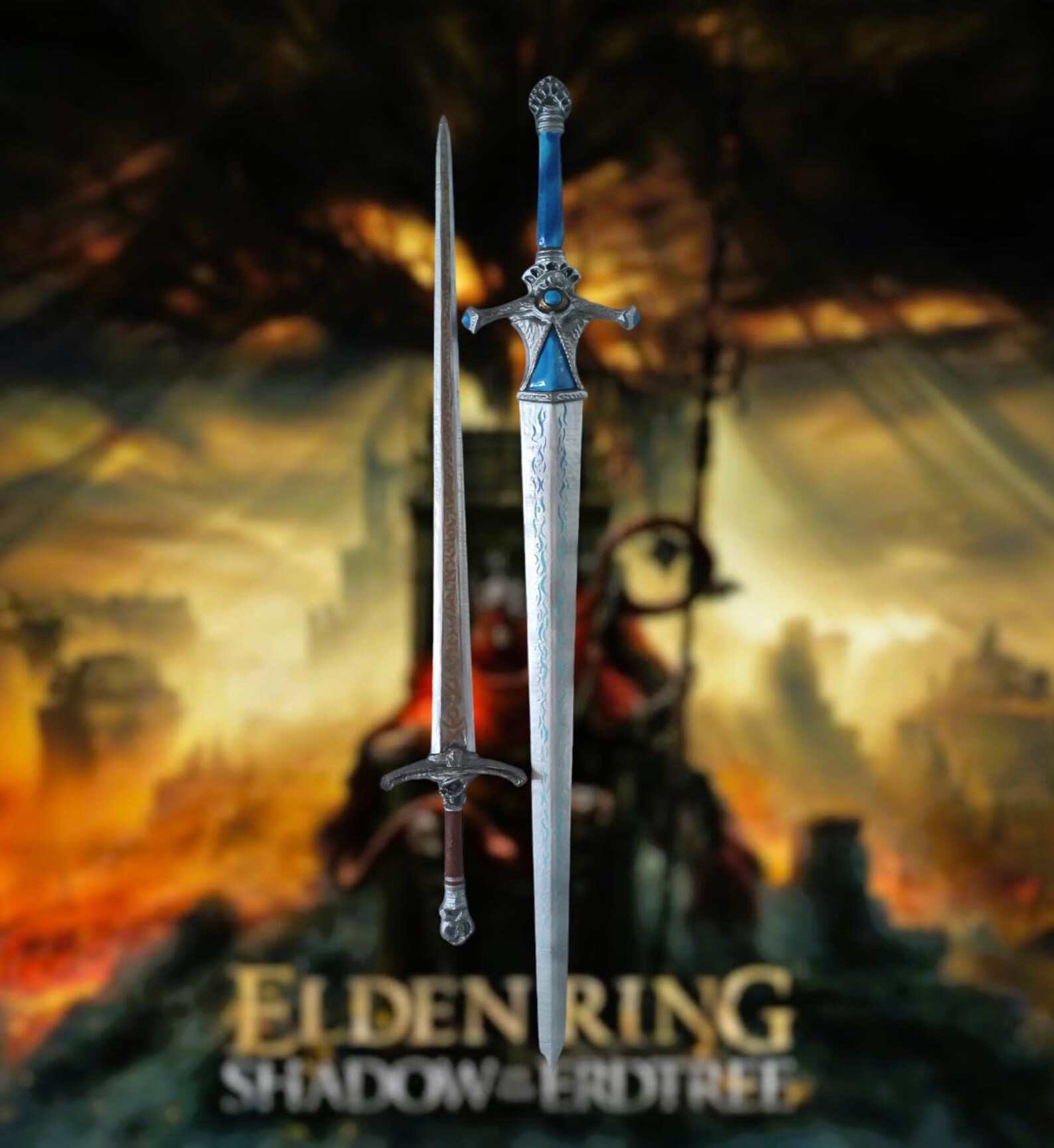 Rellana's Twin Blades From ELDEN RING / 1:1 Scale / Life Size Prop - Etsy