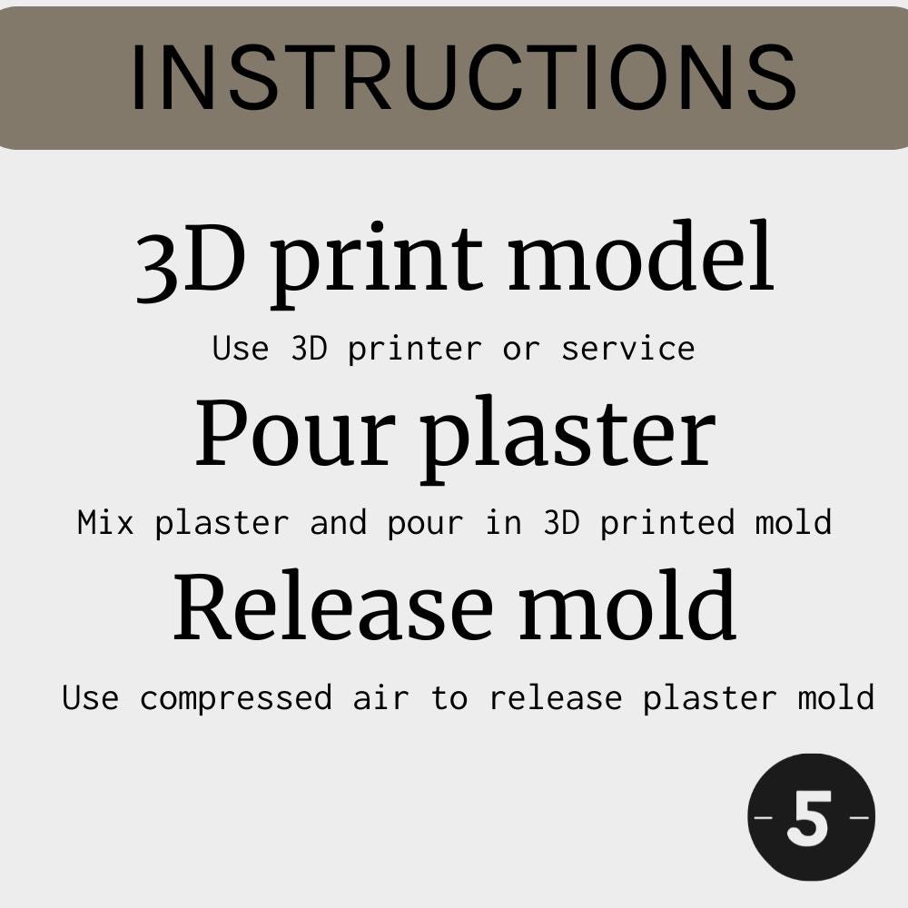 Band Cup - DIY Ceramic Mold - Slip Casting STL Design - Etsy