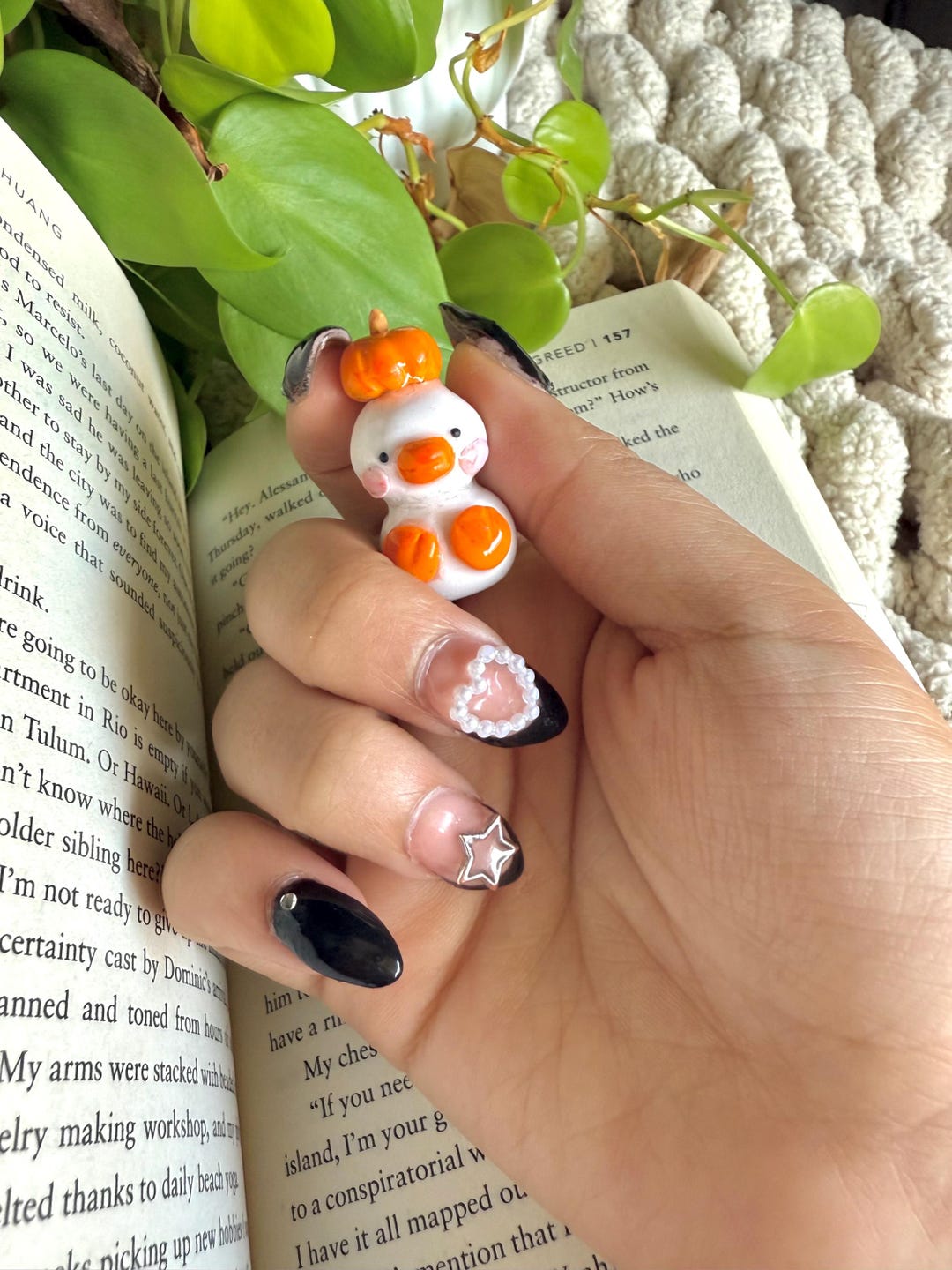 Ducky the Desk Buddy / Polymer Clay / Handmade / Cute Home Decor ...