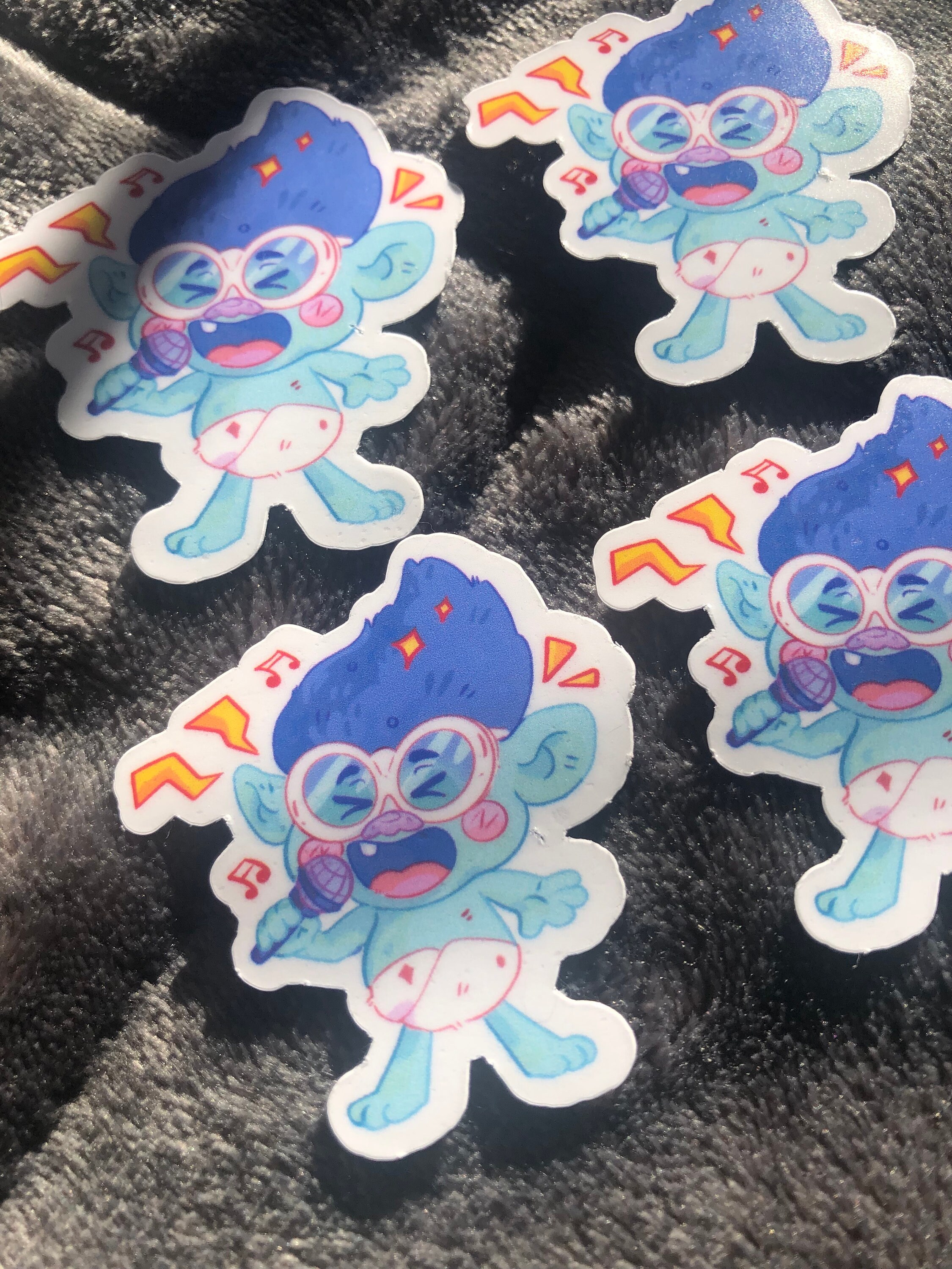 Baby B Sticker /trolls 3 / Vinyl Matte Sticker / Cute Aesthetic - Etsy