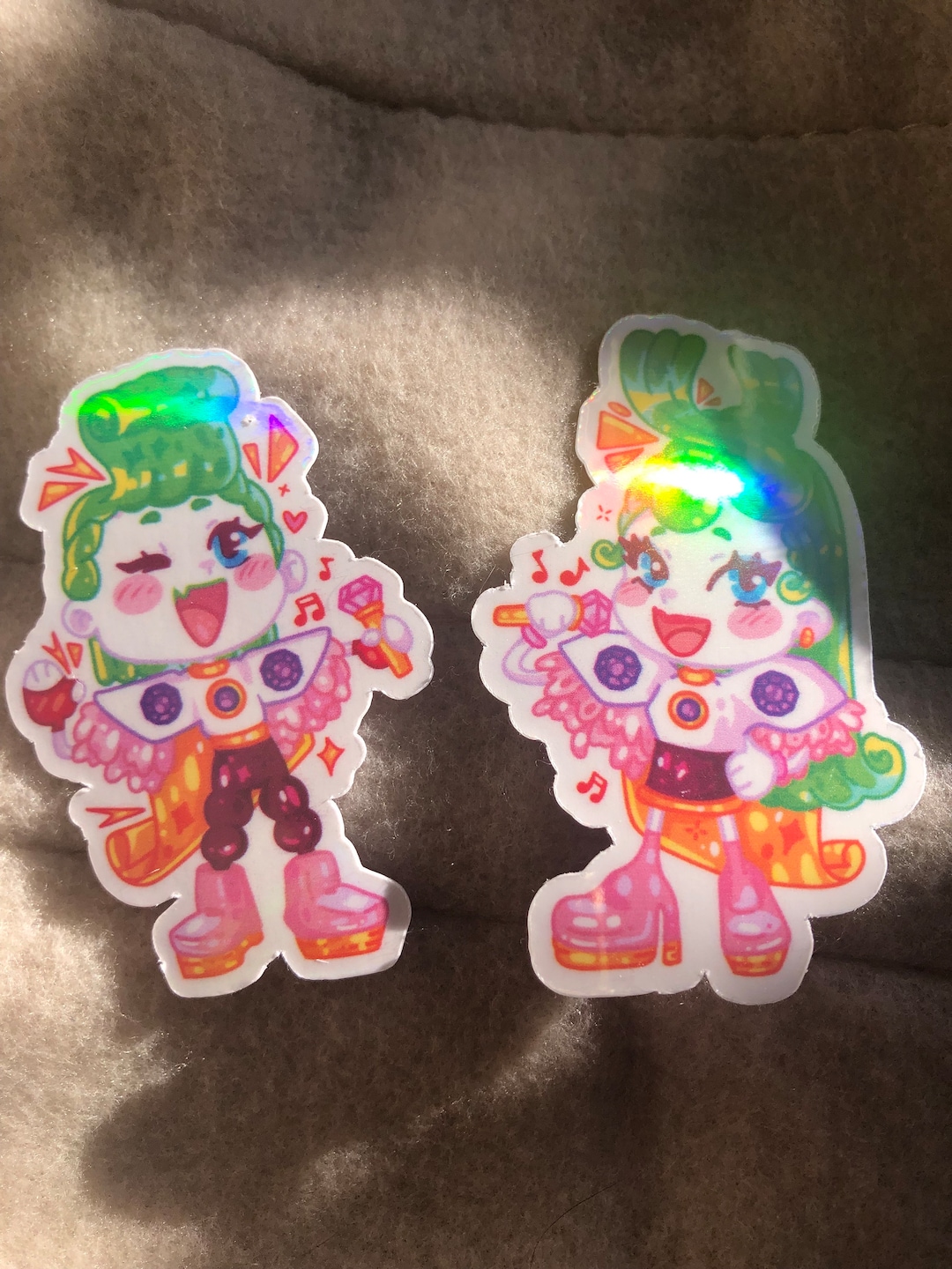 2.5 in Velvet and Veener Sticker /trolls 3 / Cute Aesthetic - Etsy