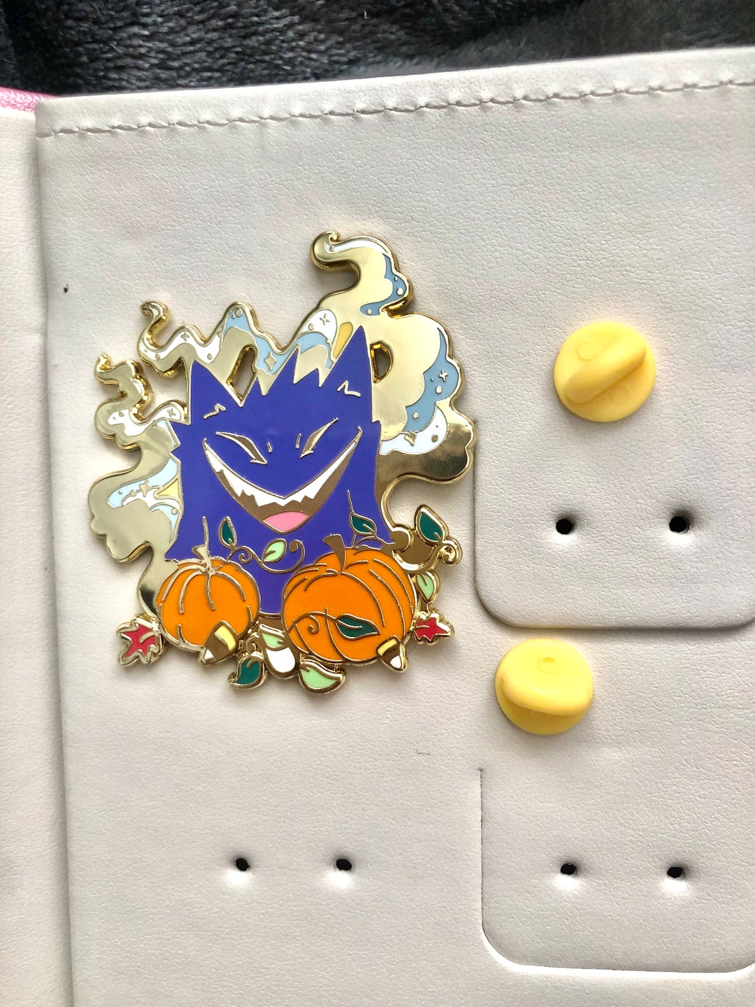 Hard Enamel Pin/ Gengar /fall Autumn Themed/ Pumpkins - Etsy