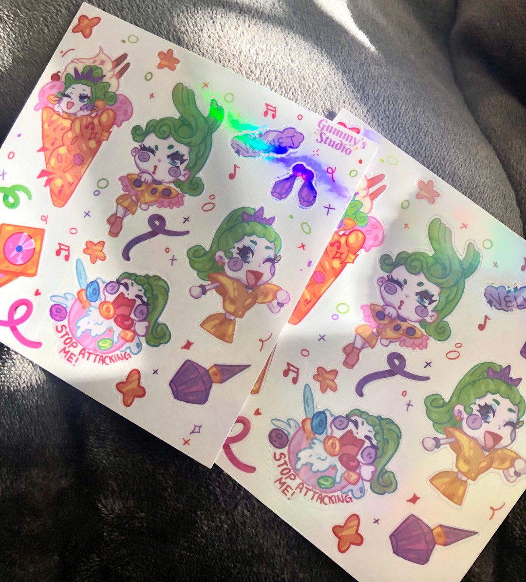 Velvet Sticker Sheet/ Trolls 3 / Trolls 3 Velvet /cute Sticker Sheet ...