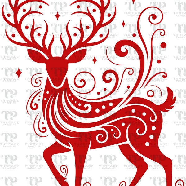 Fancy Reindeer - Etsy
