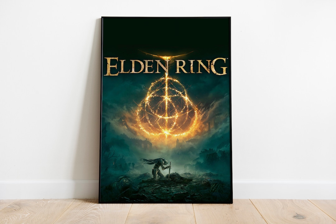 Elden Ring Game Poster Game Posters Canvas Wall Art Rolled - Etsy