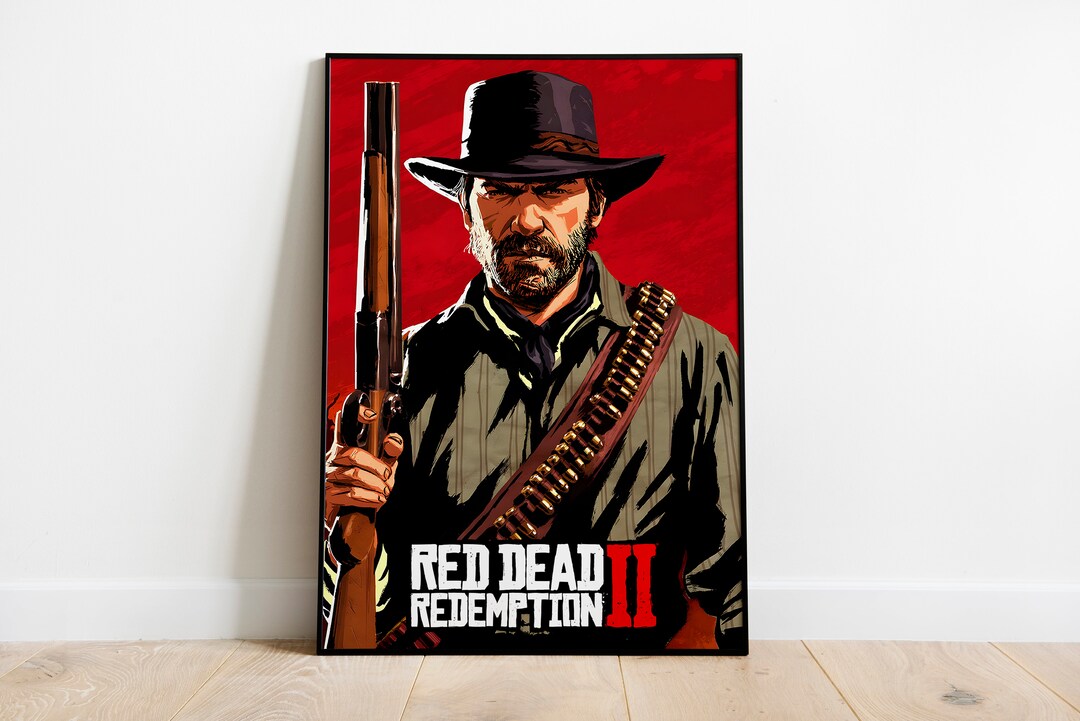 Red Dead Redemption 2 Poster V4 RDR 2 Gaming Room Print - Etsy
