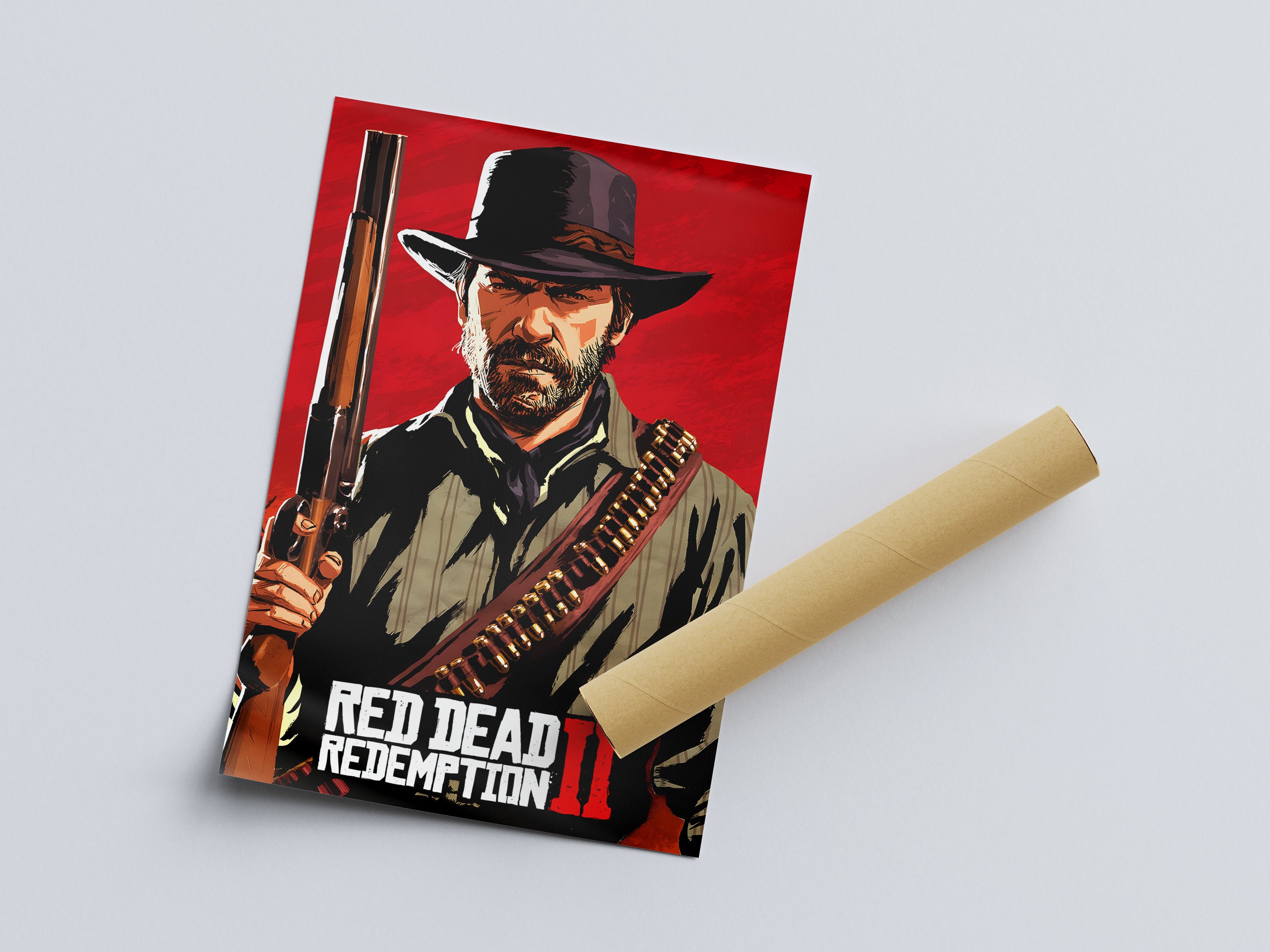 Red Dead Redemption 2 Poster V4 RDR 2 Gaming Room Print - Etsy