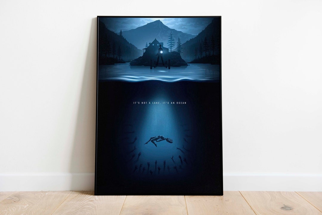 Alan Wake Game Poster Canvas Wall Art Rolled Canvas Print - Etsy