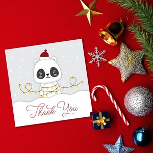 Printable Christmas Gnome Thank You Cards (PDF, PNG, JPG) - Etsy