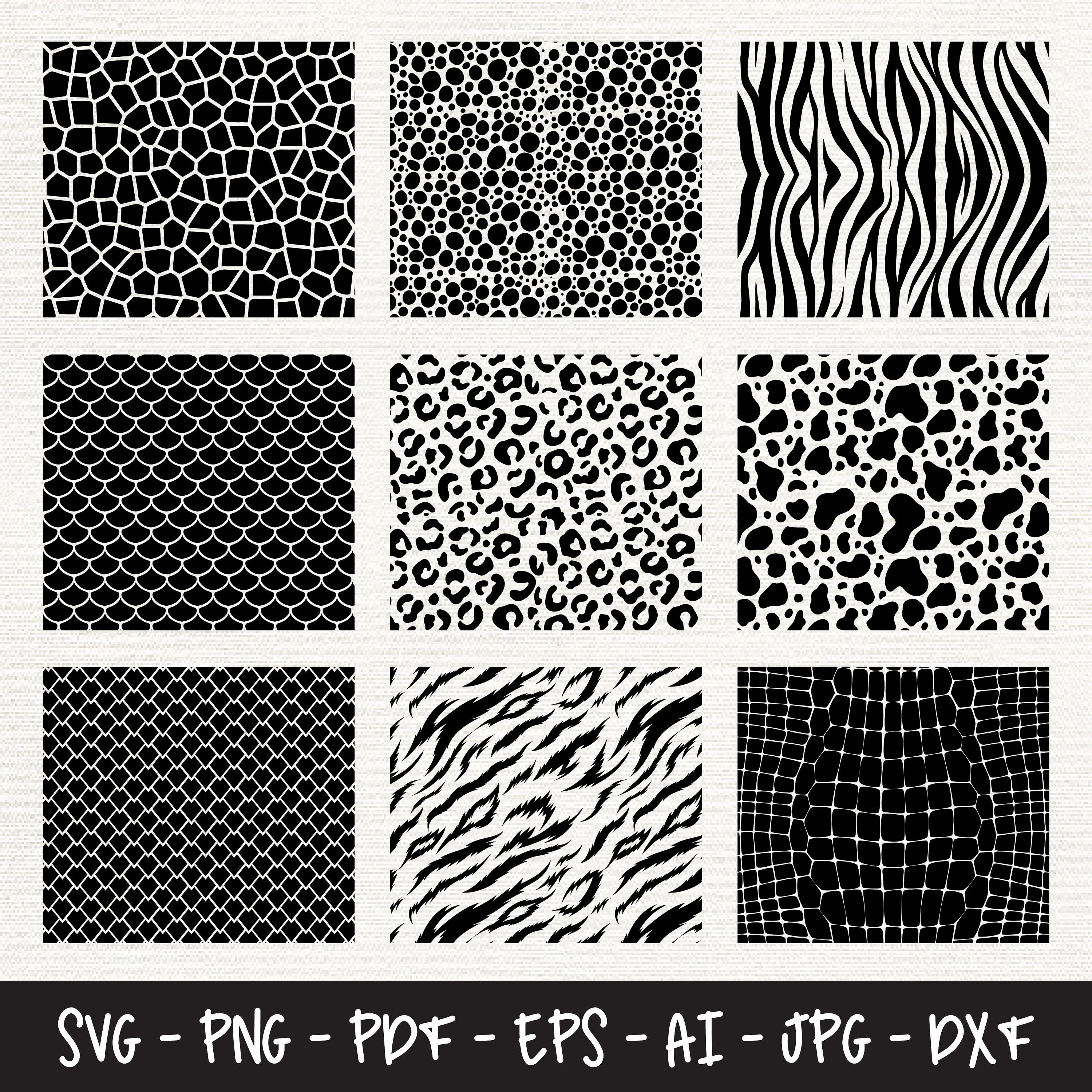 Animal Skin Svg Bundle, Animal Skin Clipart, Animal Skin Pattern ...