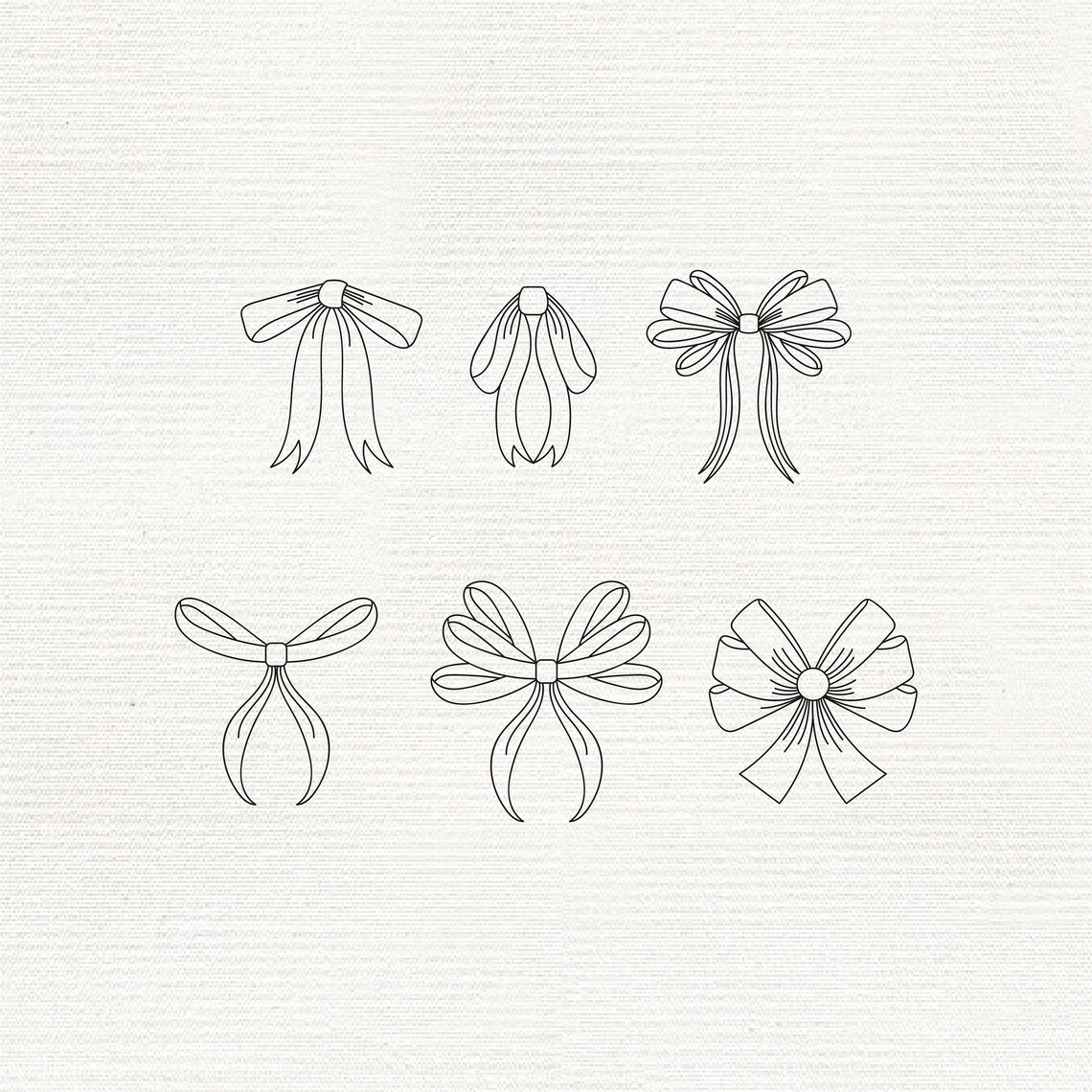 Ribbon Bow SVG Bundle, Bow Svg, Ribbon Svg, Hair Bow Svg, Bow Tie Svg ...