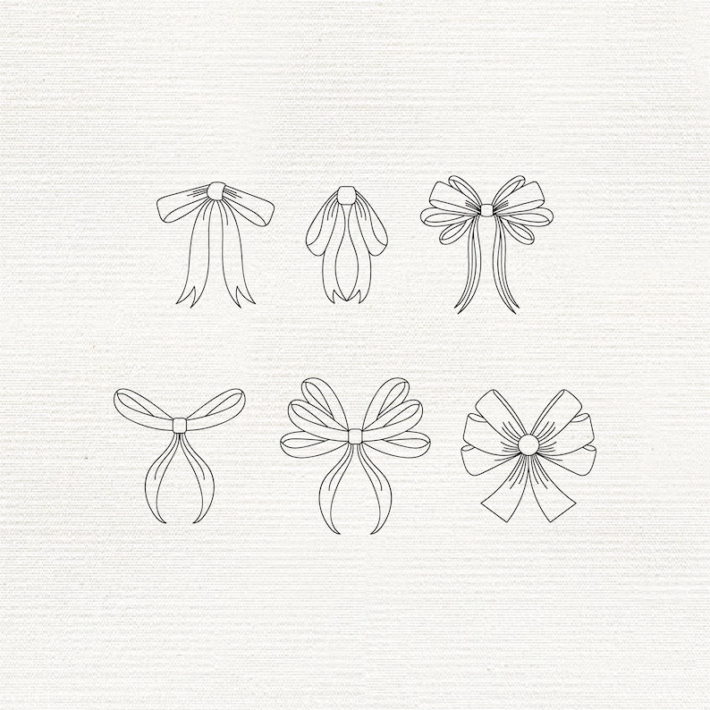 Ribbon Bow Svg Bundle Bow Svg Ribbon Svg Hair Bow Svg Bow Tie Svg Dxf Files For Laser Png