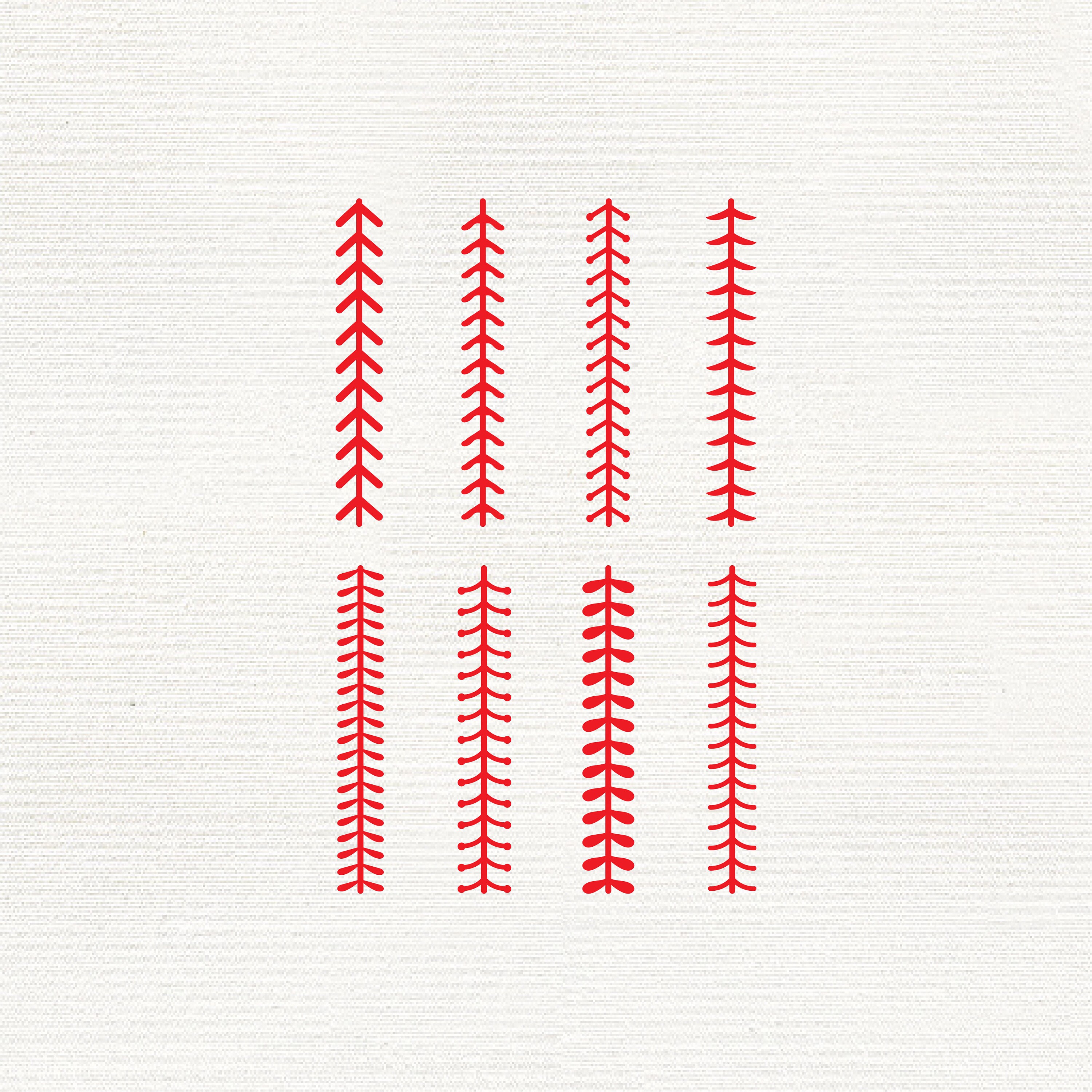 Baseball Stitches SVG: Laces Vector Graphics, Cricut Files (digital ...