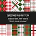 Christmas Plaid Digital Paper: Seamless Holiday Patterns (digital ...
