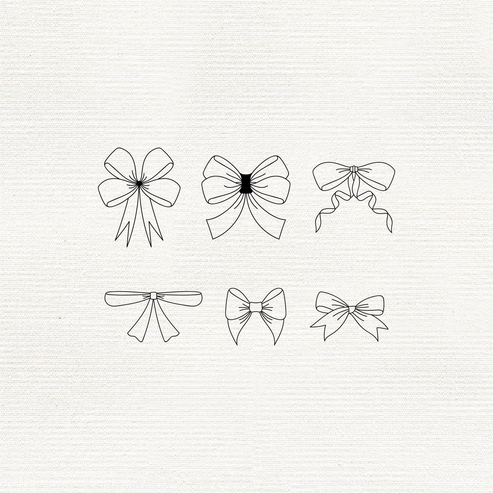 Ribbon Bow SVG Bundle: DIY Papercut Templates (digital Download) - Etsy