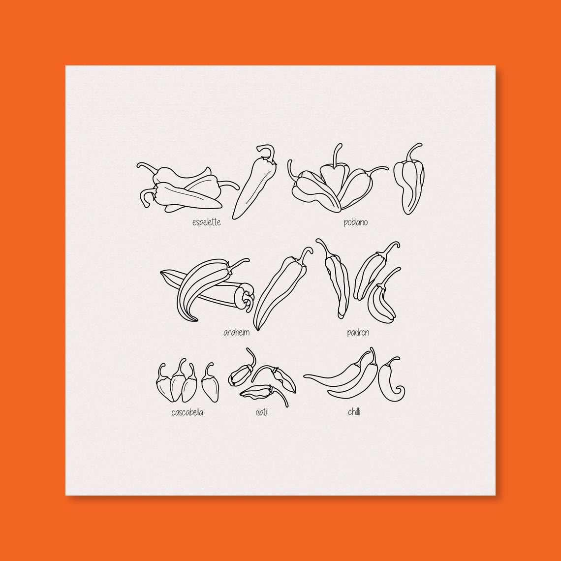 Pepper Procreate & Photoshop Brushes: Kitchen Stamps Brushset (digital ...