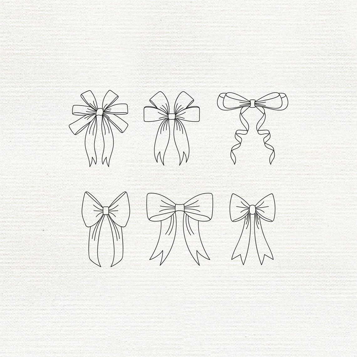 Ribbon Bow SVG Bundle, Bow Svg, Ribbon Svg, Hair Bow Svg, Bow Tie Svg ...