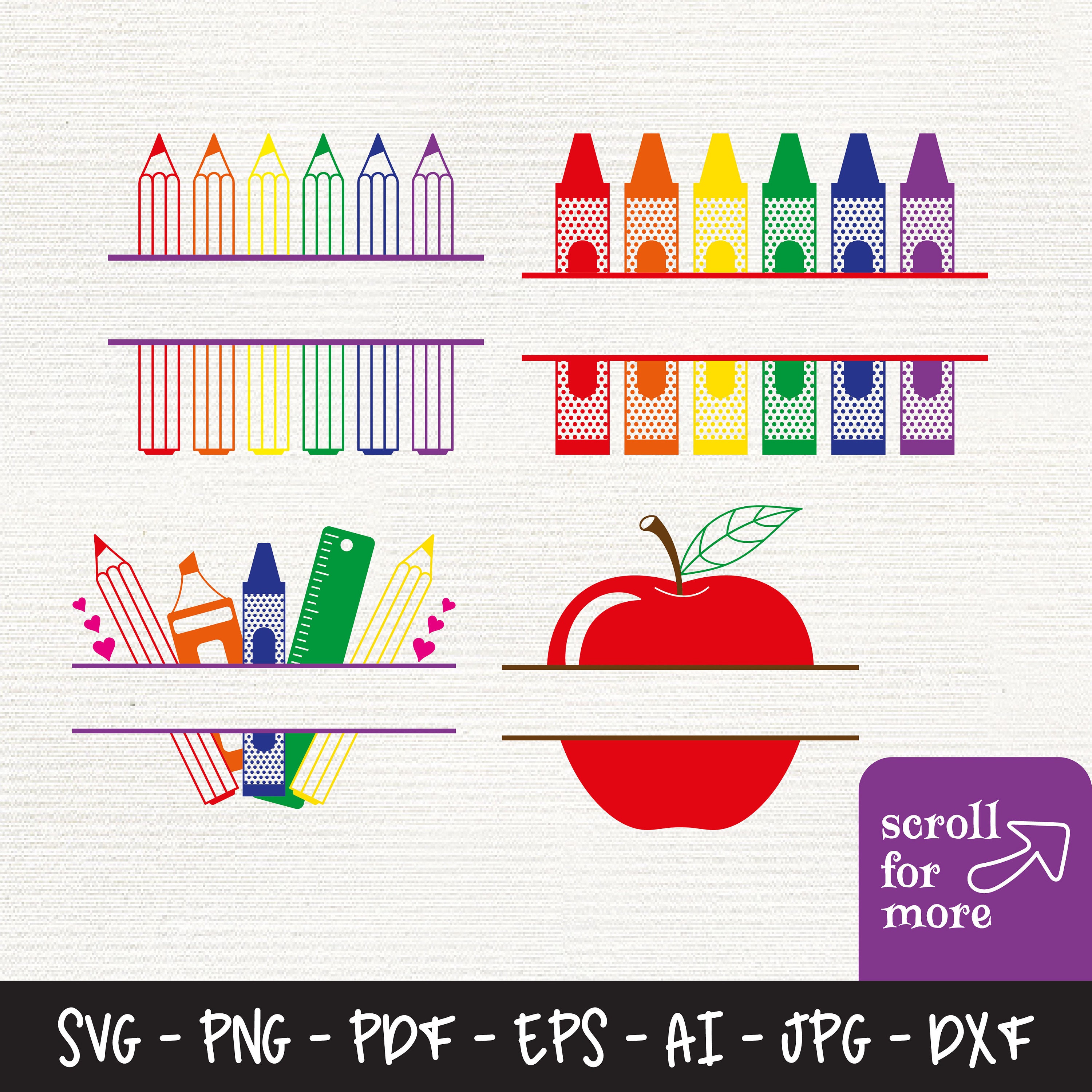 Teacher Monogram Svg Bundle, Teacher Shirt Svg, Back to School Svg ...