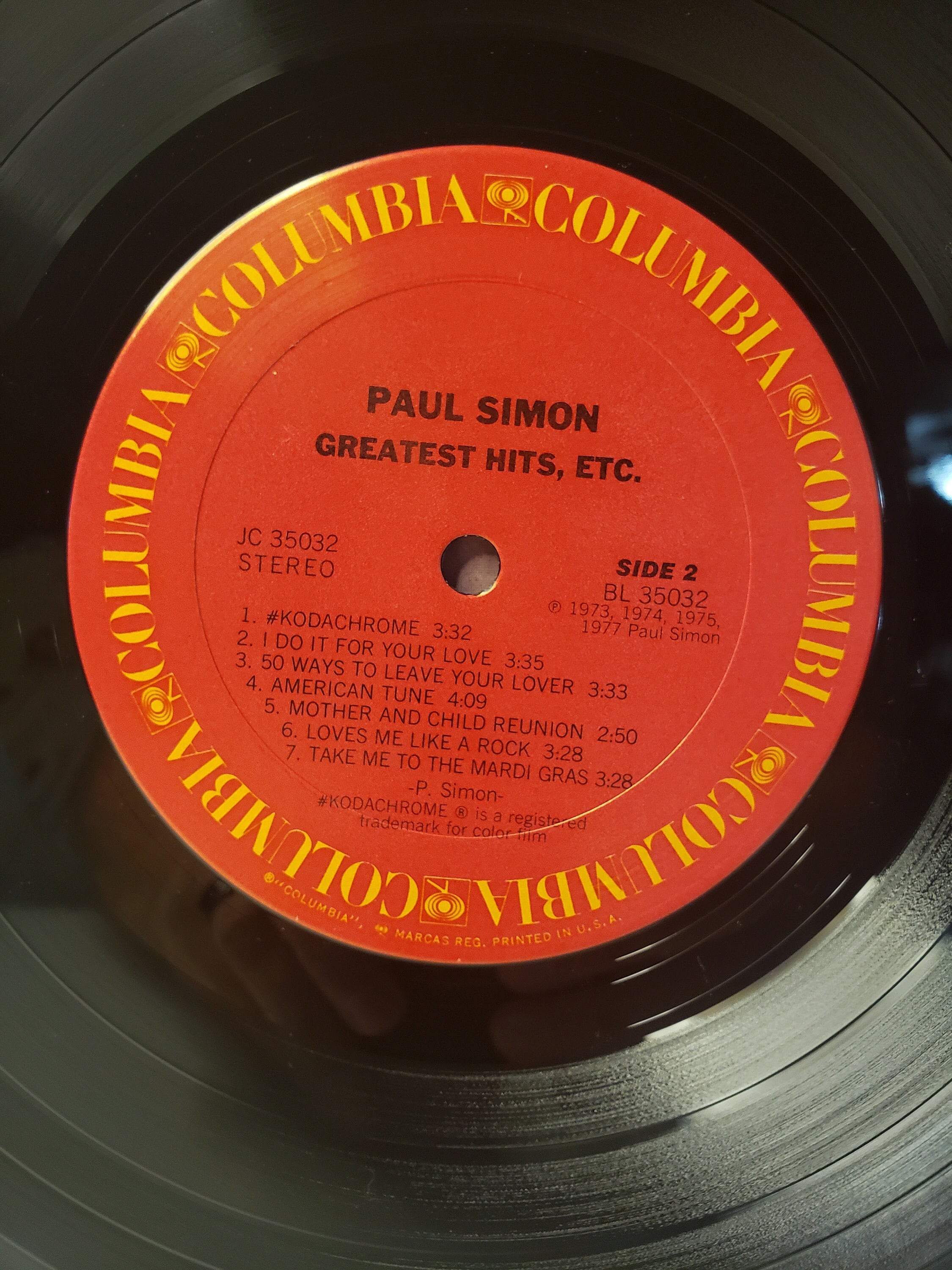 Paul Simon "greatest Hits, Etc," 1977 LP - Etsy
