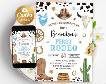First Rodeo Birthday - Etsy