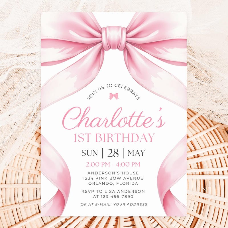 Coquette Invitation Photo - Etsy
