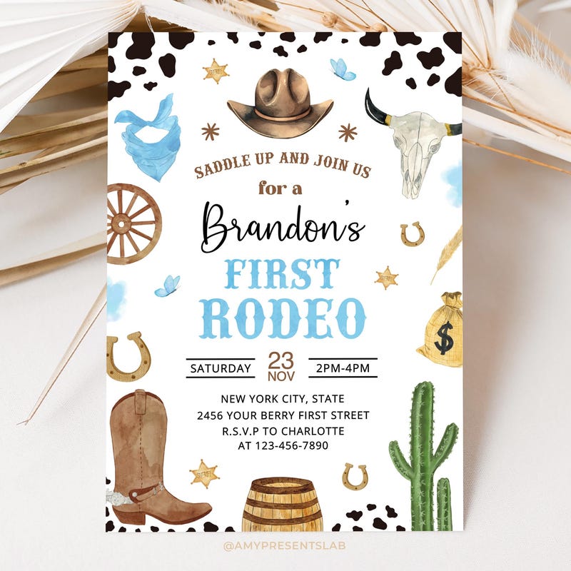 First Rodeo Birthday - Etsy