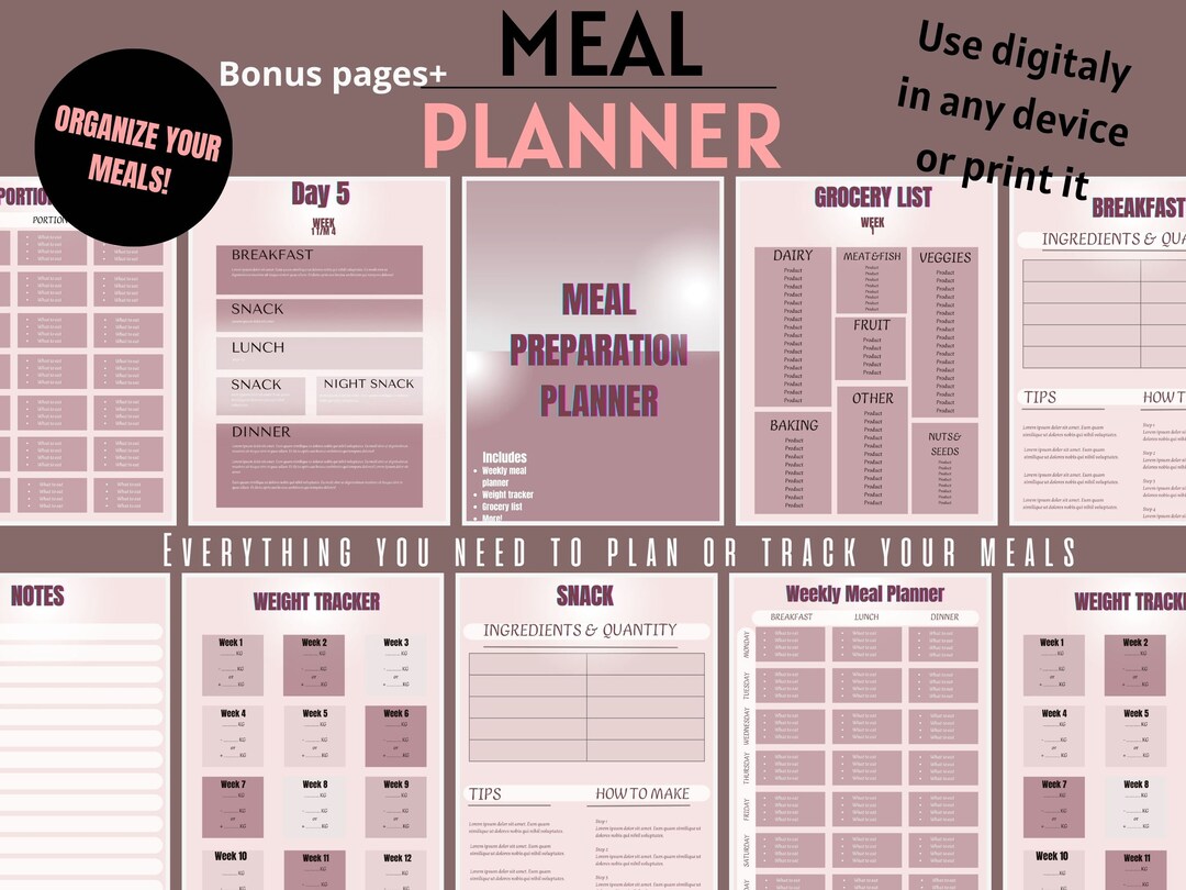 Ebook Meal Preparation Template for Coaches Course Creator Ebook ...