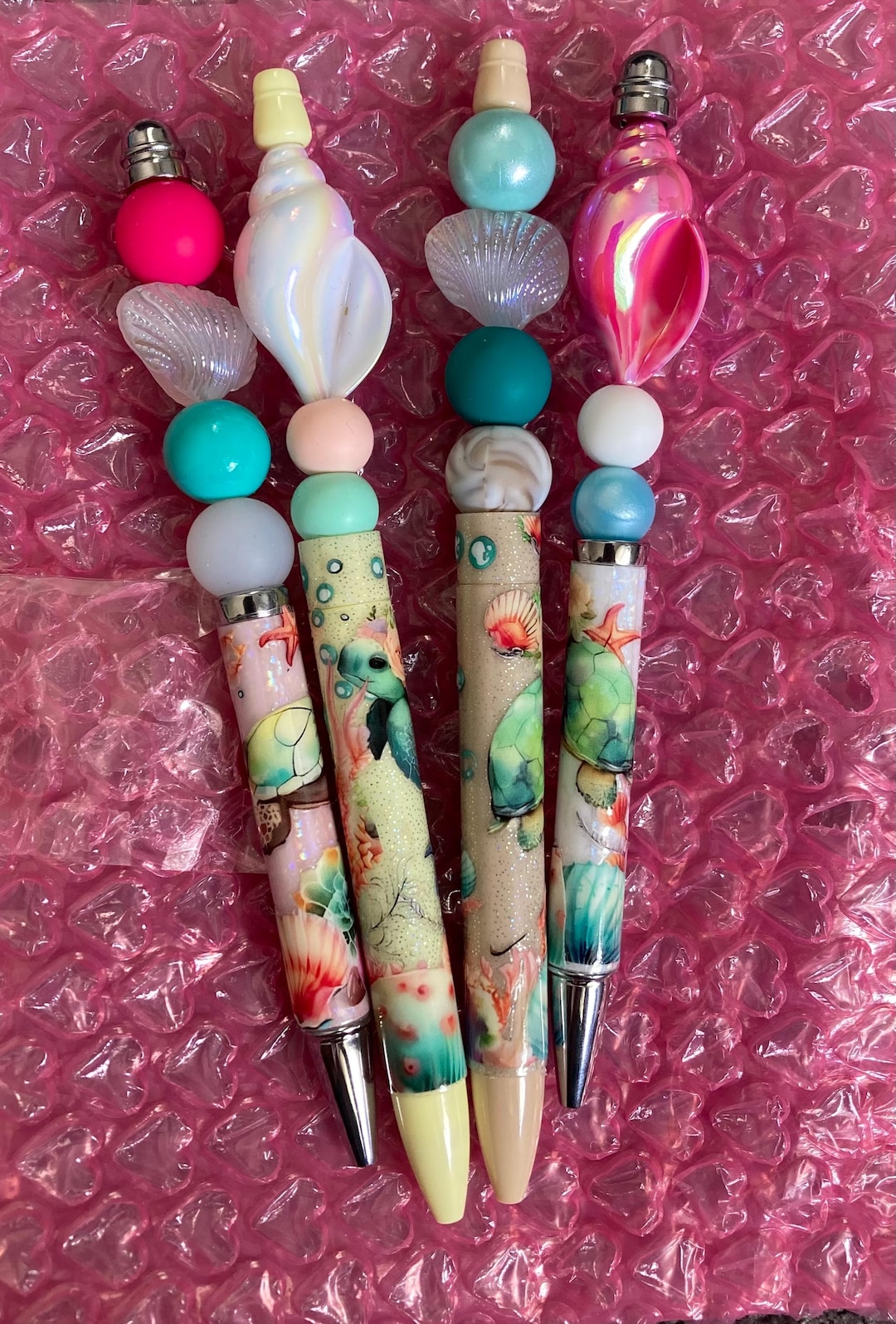 Sea Turtle Shell Pens Set - Etsy