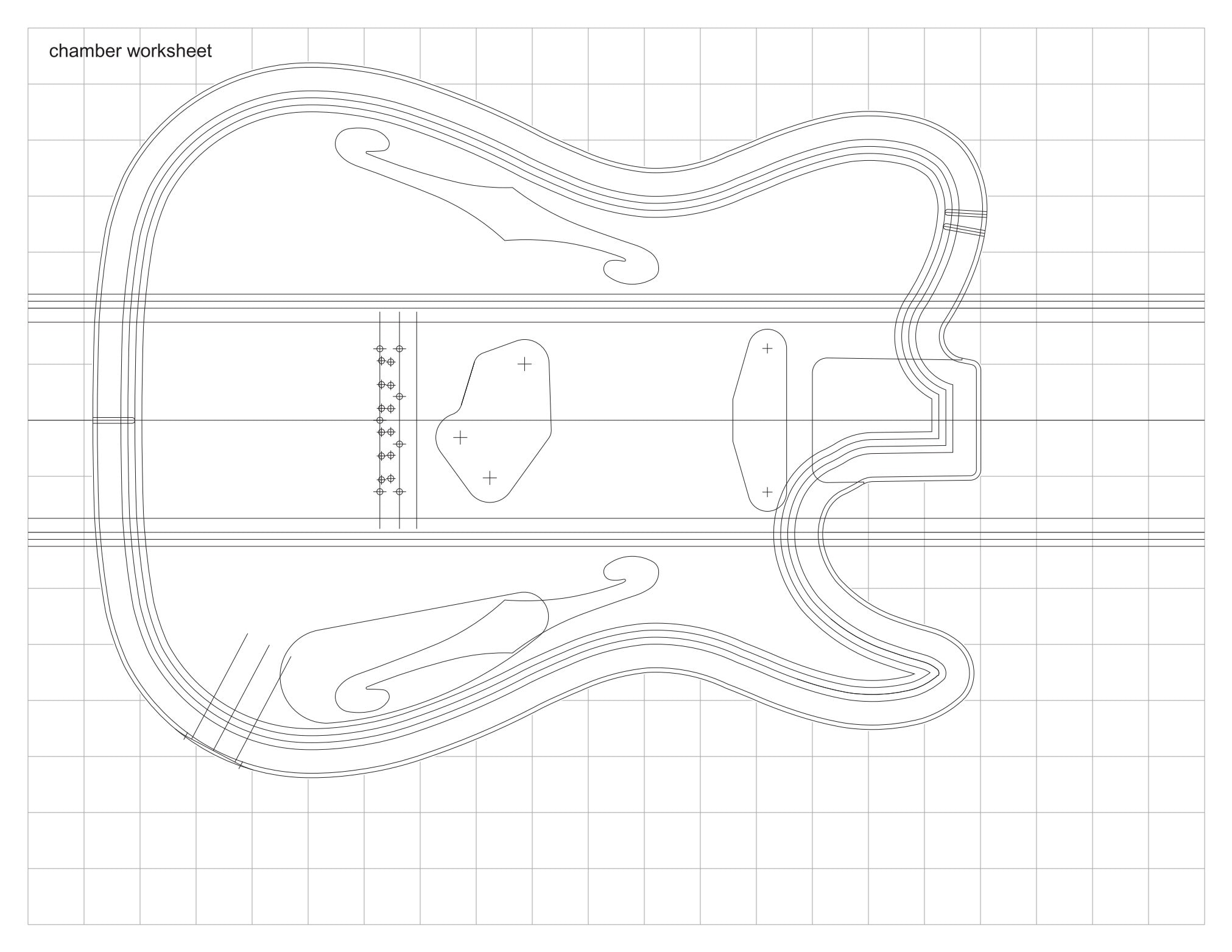 Fender Telecaster Thinline Luthier Plans, PDF, Blueprint, Guitar Build ...