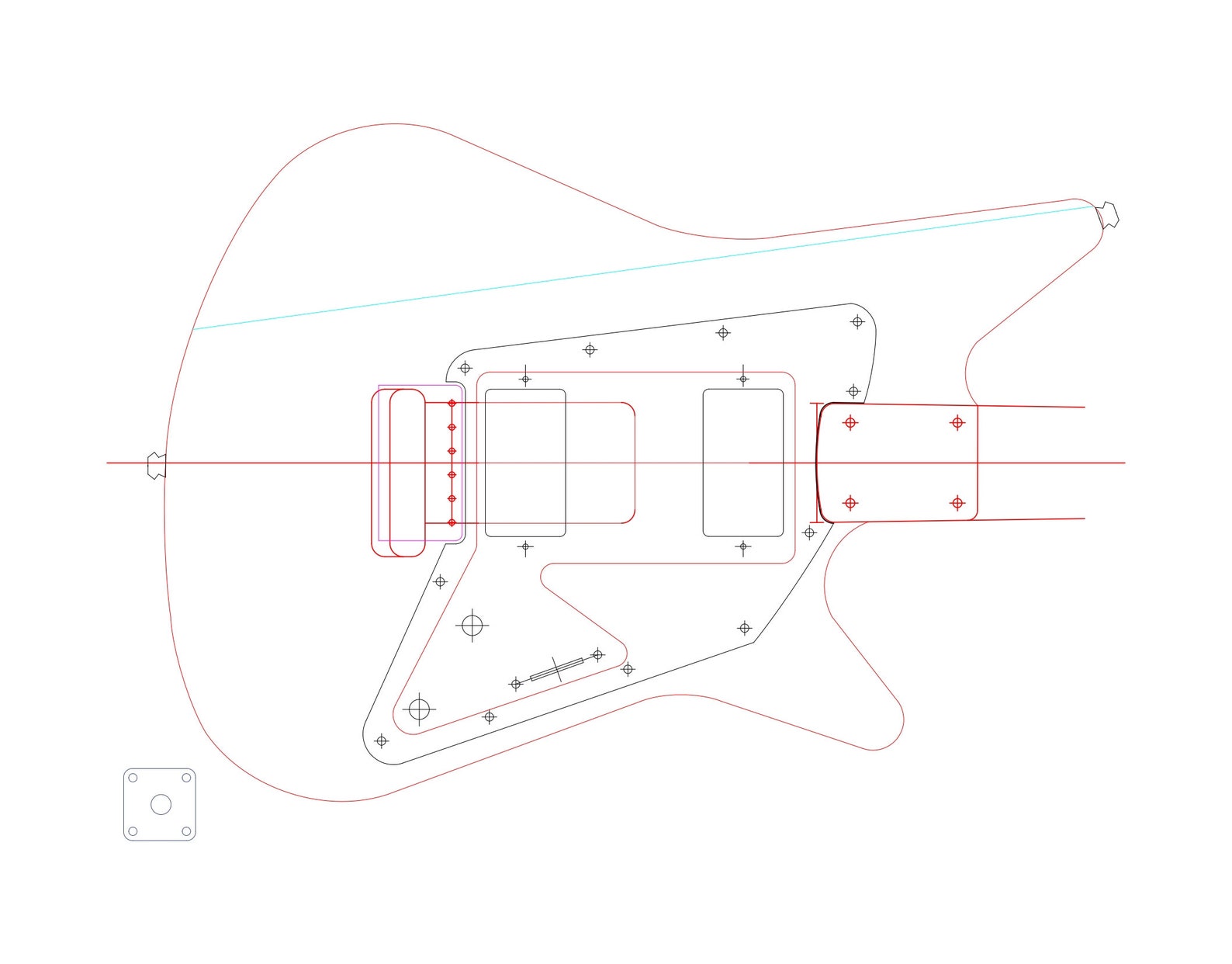Musicman Albert Lee Luthier Plans, PDF, Blueprint, Guitar Build - Etsy