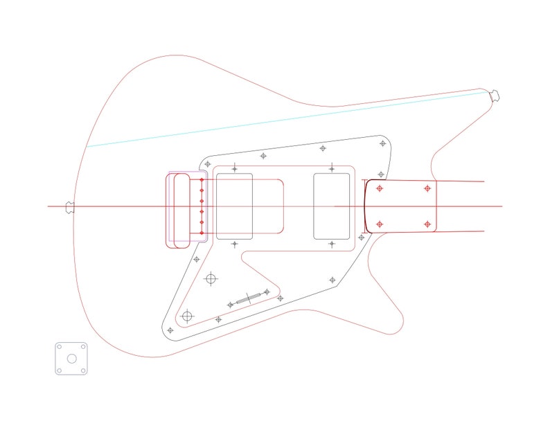 Musicman Albert Lee Luthier Plans, PDF, Blueprint, Guitar Build - Etsy