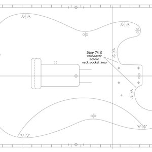 Fender Stratocaster Luthier Plans, PDF, Blueprint, Guitar Build - Etsy