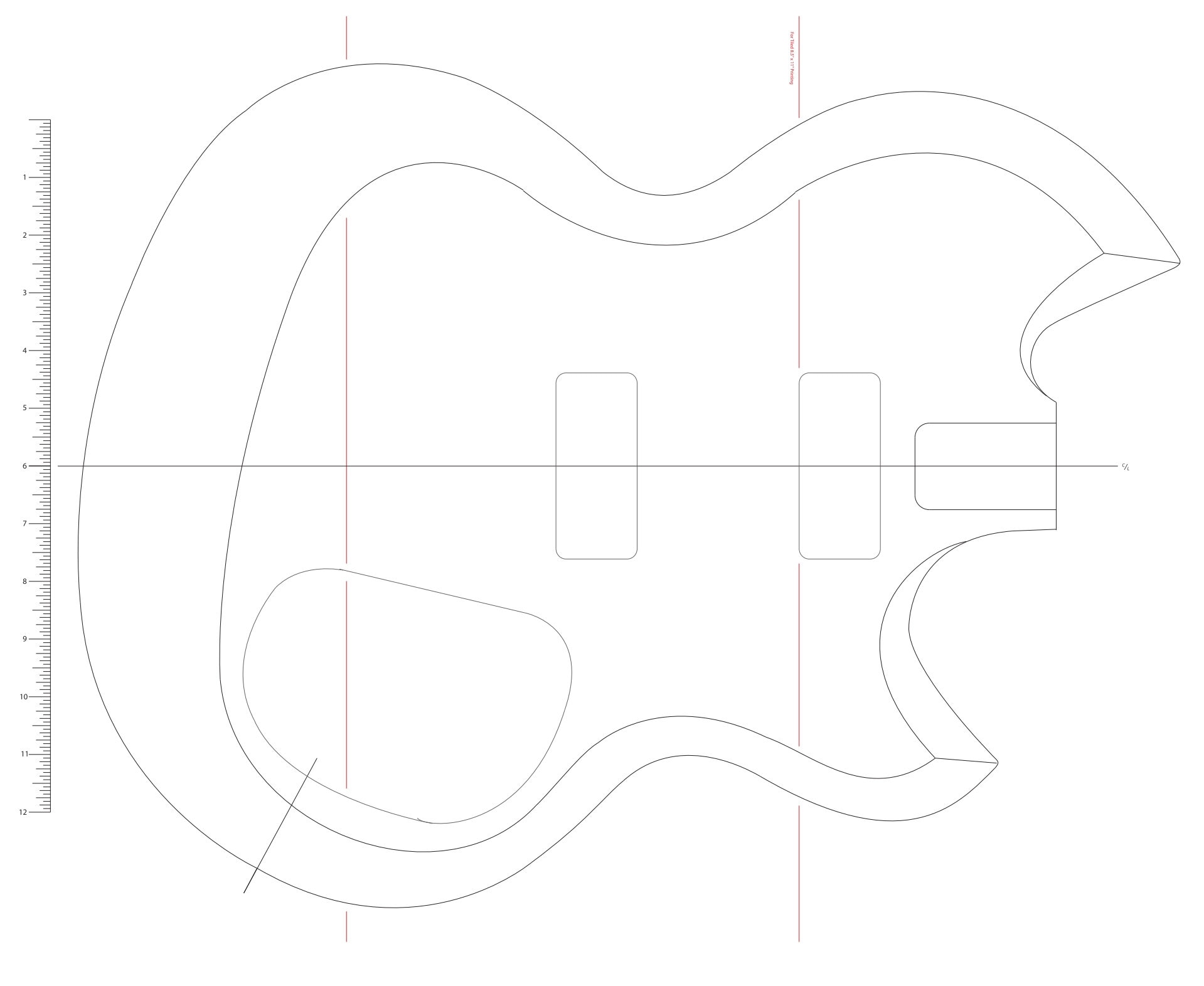 Gretsch Astro Jet Luthier Plans, PDF, Blueprint, Guitar Build - Etsy