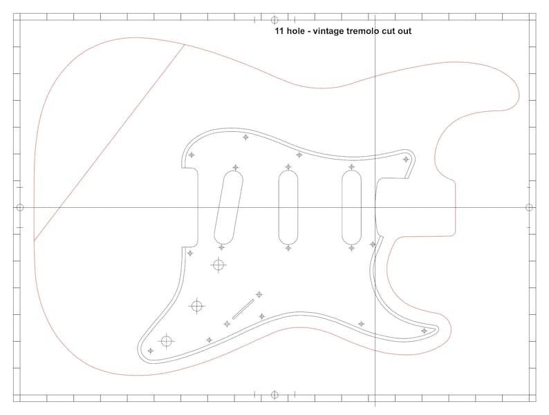 Fender Stratocaster Luthier Plans, PDF, Blueprint, Guitar Build - Etsy