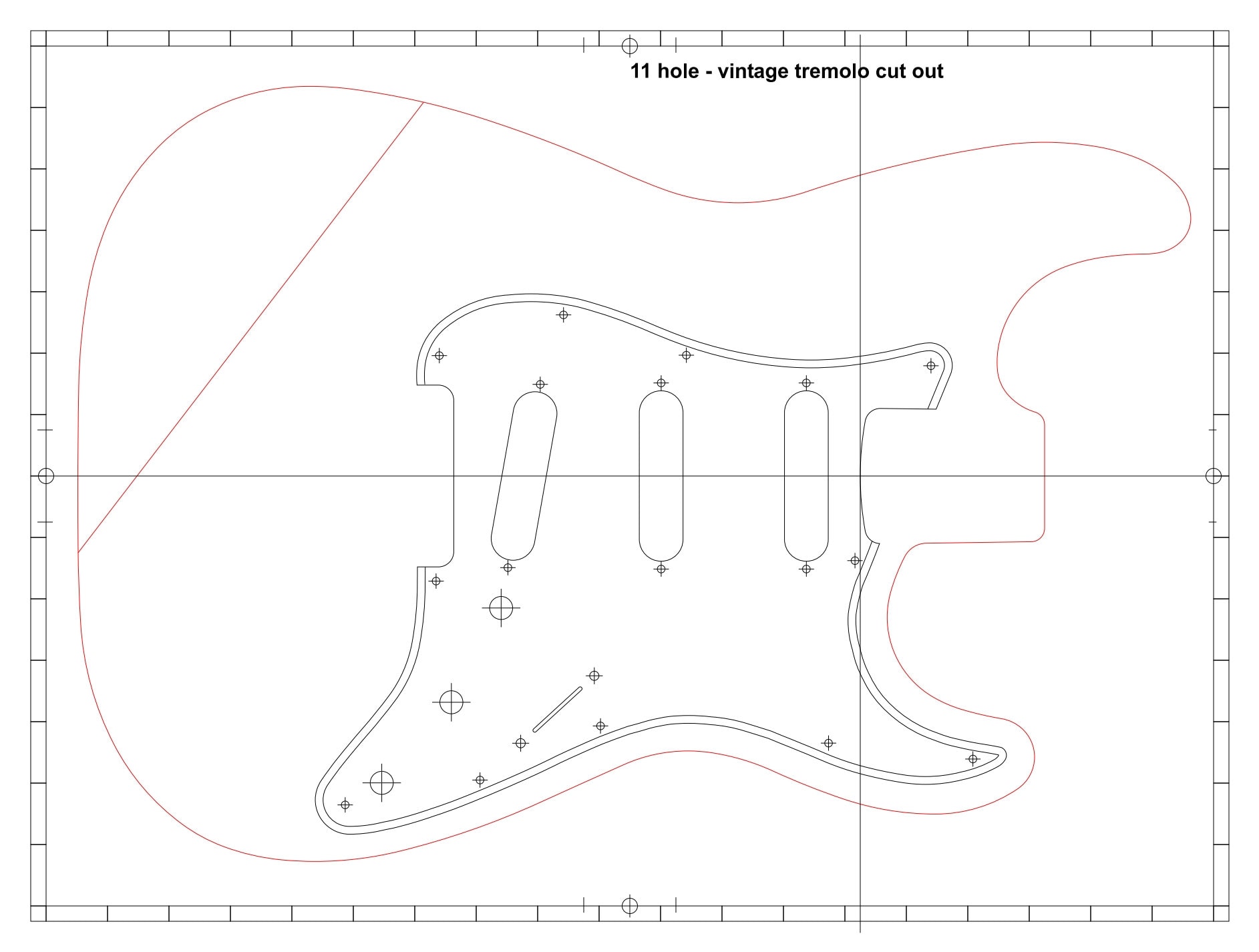 Fender Stratocaster Luthier Plans, PDF, Blueprint, Guitar Build - Etsy