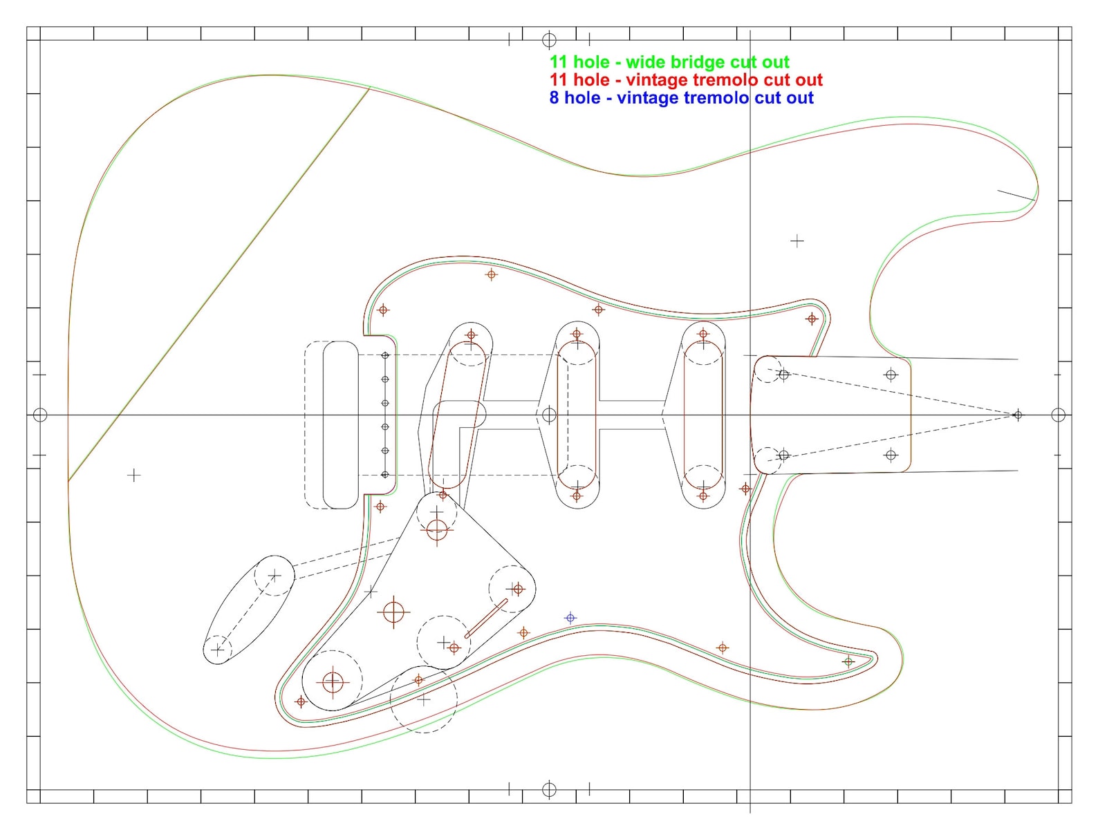 Fender Stratocaster Luthier Plans, PDF, Blueprint, Guitar Build - Etsy
