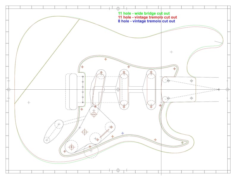 Fender Stratocaster Luthier Plans, PDF, Blueprint, Guitar Build - Etsy