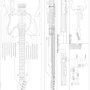 Fender Telecaster Luthier Plans, PDF, Blueprint, Guitar Build - Etsy