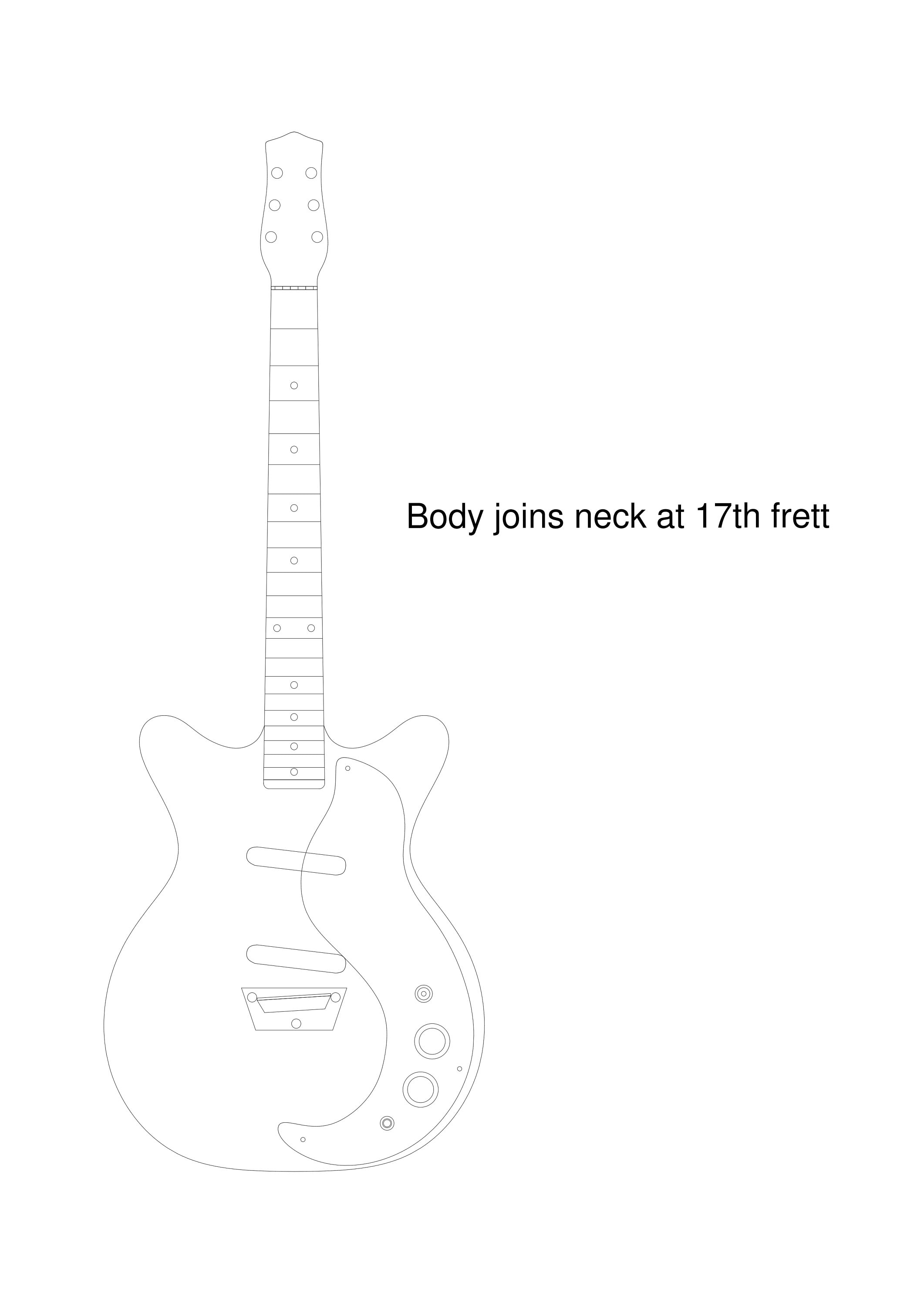 Danelectro DC59 Luthier Plans, PDF, Blueprint, Guitar Build - Etsy